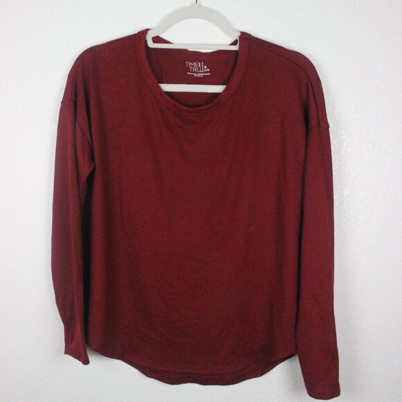 Time and Tru | Tops | Bundle Time And True Blouses Loose Womens S Dark ...